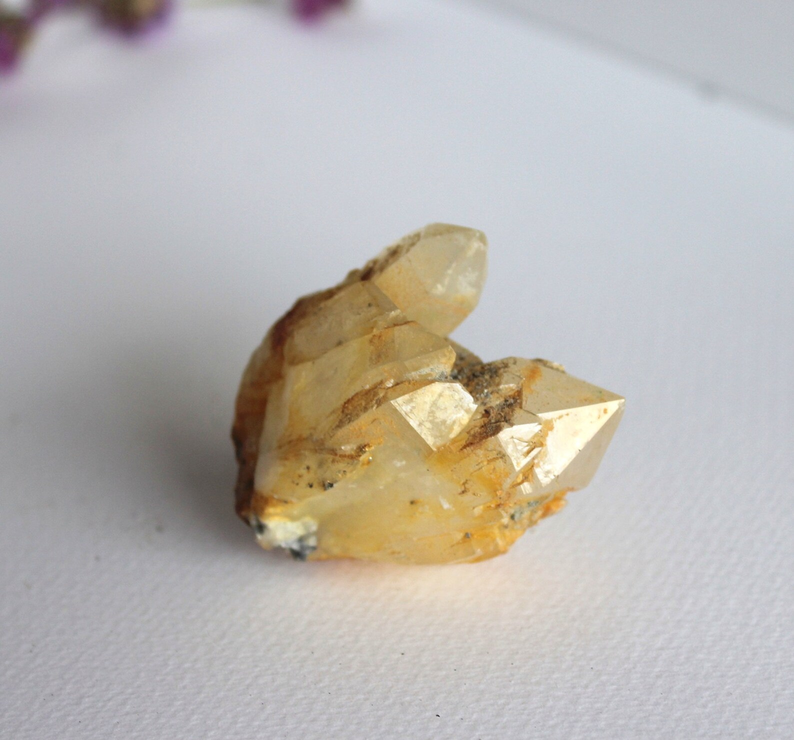 Raw Limonite Quartz Cluster, Raw Crystal Cluster, Home Altar, Crystal ...