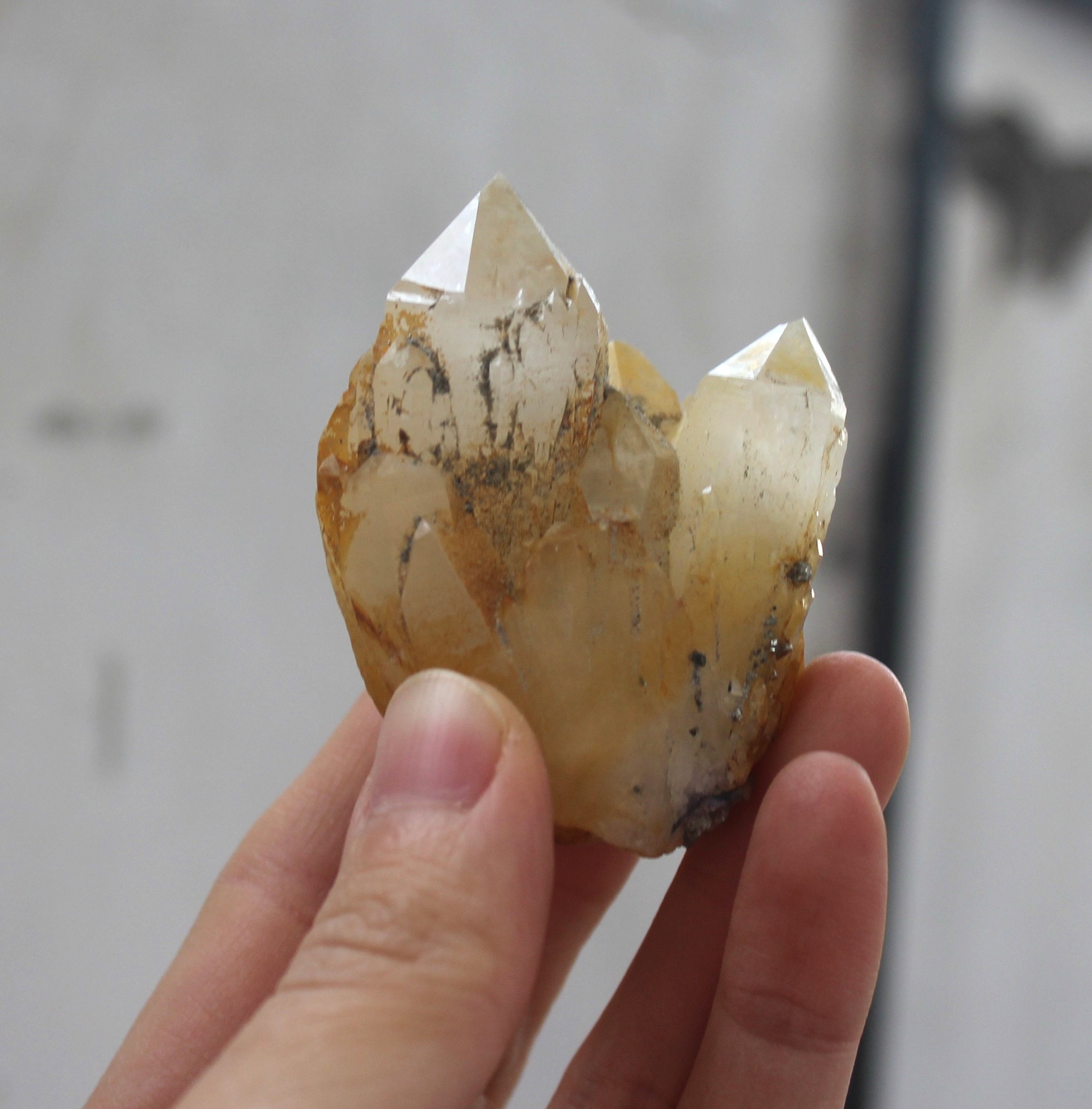 Raw Limonite Quartz Cluster, Raw Crystal Cluster, Home Altar, Crystal ...