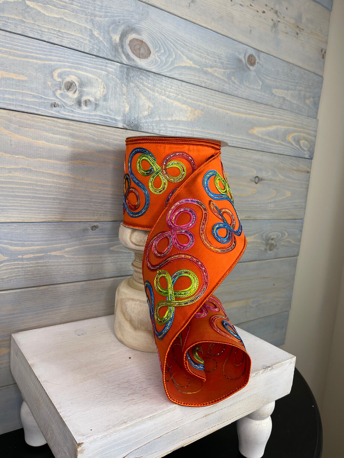 10 yards of 4 inch wired ribbon luxury wired ribbon | Etsy