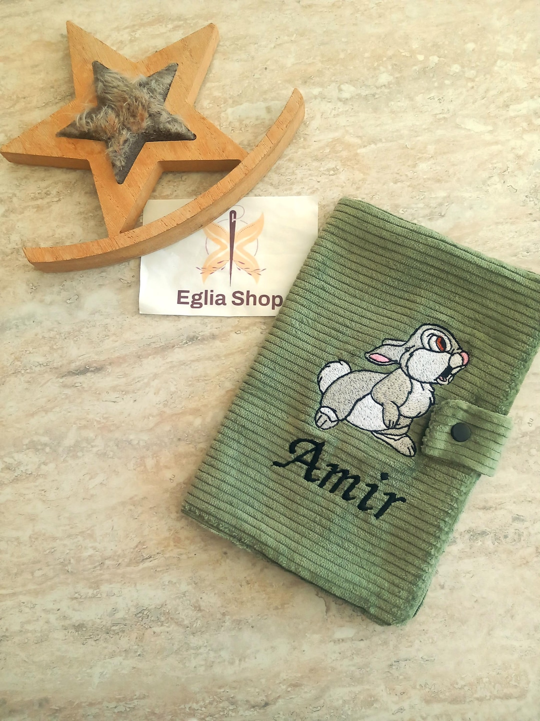 Personalized Embroidered Health Record Book Cover With the Theme and ...