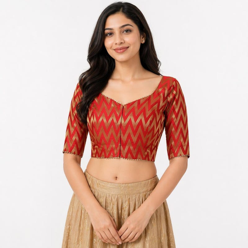Back Design Saree Blouse - Etsy