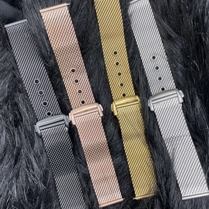20/22mm Stainless Steel Milanese Mesh Strap Fit for Omega Seamaster 007 ...