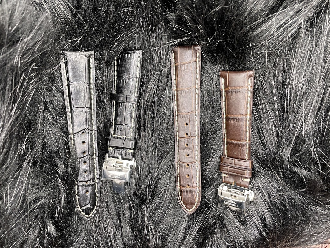 Genuine Leather Strap Fit for Longines Master L2 L4 L2.628/L2.673 Watch ...