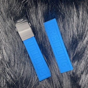 Breitling Watch Strap Replacement Rubber Watch Band Replacement 20mm ...