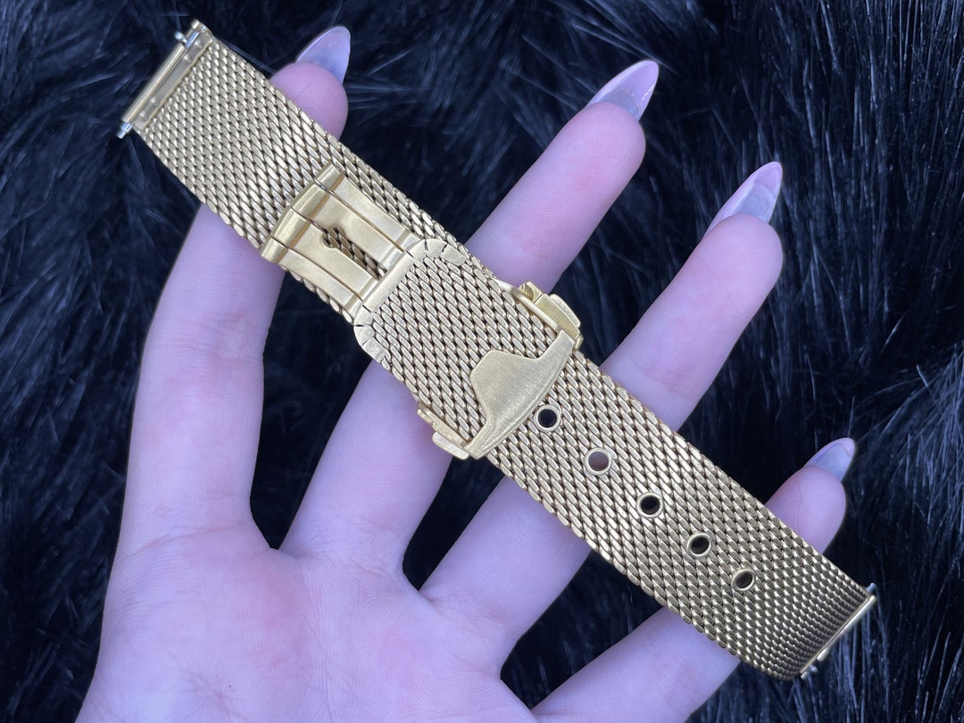 Milanese Mesh Strap Fit for Omega Seamaster 007 Hippocampus No Time to ...