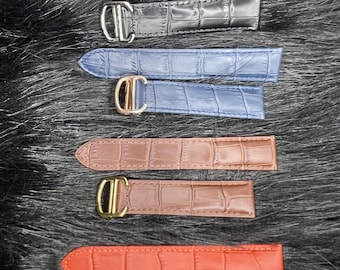 Strap Replacement for Cartier Tank Solo Leather Watch Band 16 18 20mm ...