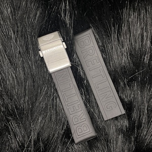 Breitling Watch Strap Replacement Rubber Watch Band Replacement 20mm ...