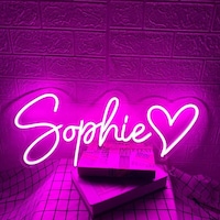 Neon Name Sign - Etsy