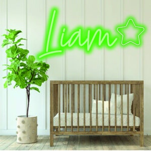 Custom Name Neon Sign for Kids, Neon Sign Bedroom Neon Sign Custom Neon ...