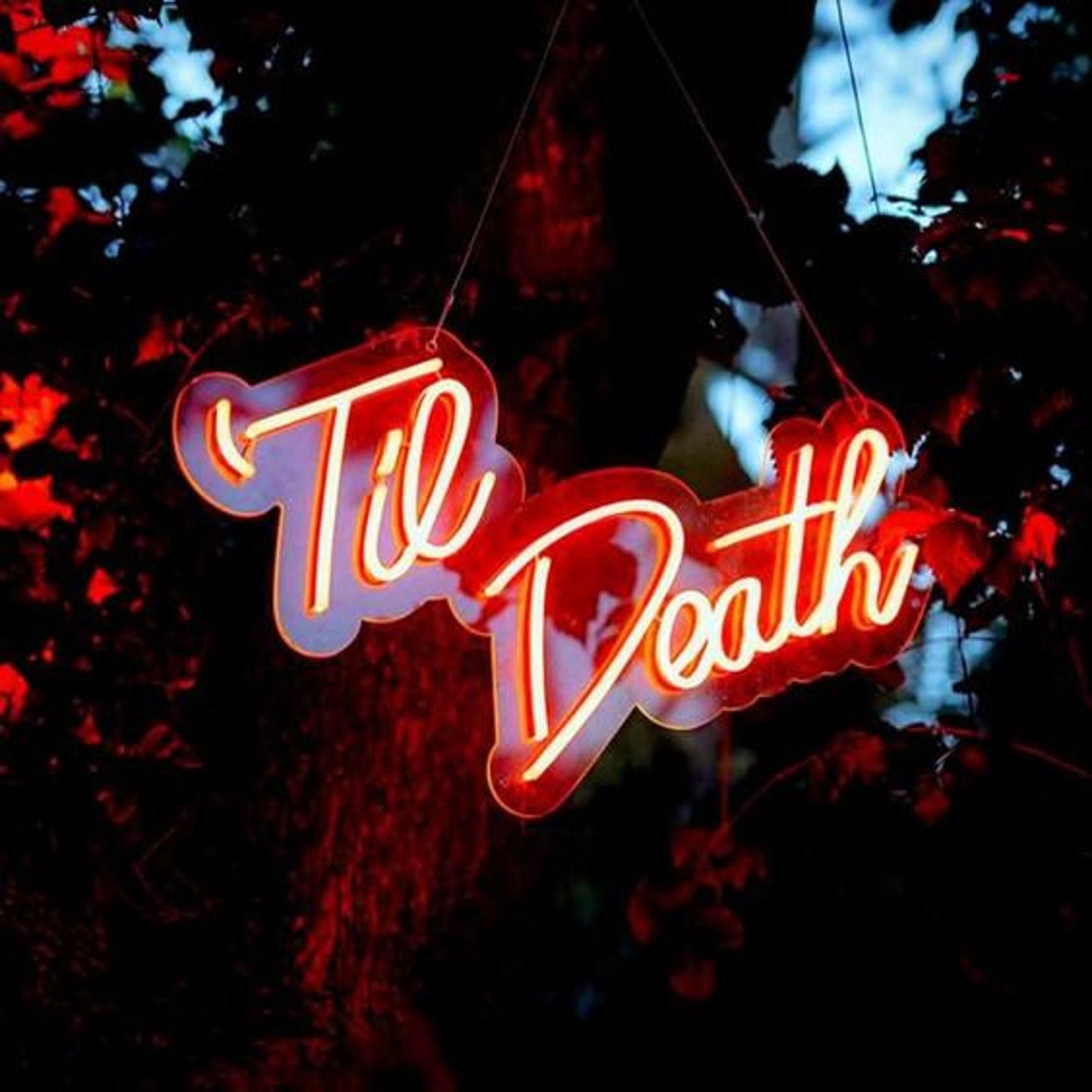 Til Death Neon Sign Wedding Neon Sign Custom Neon Sign Neon - Etsy