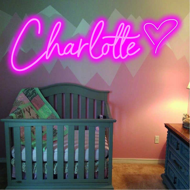Kids Name Neon Sign Custom for Kid Room Kids Name Neon Sign - Etsy