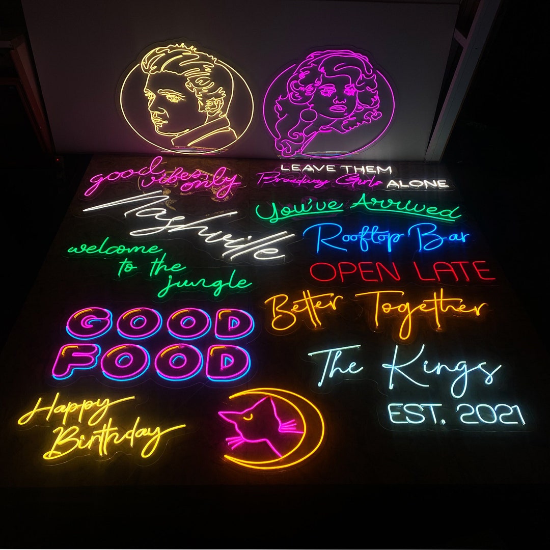Custom Neon Sign Neon Sign Aesthetic Neon Sign Name Neon Sign Neon ...
