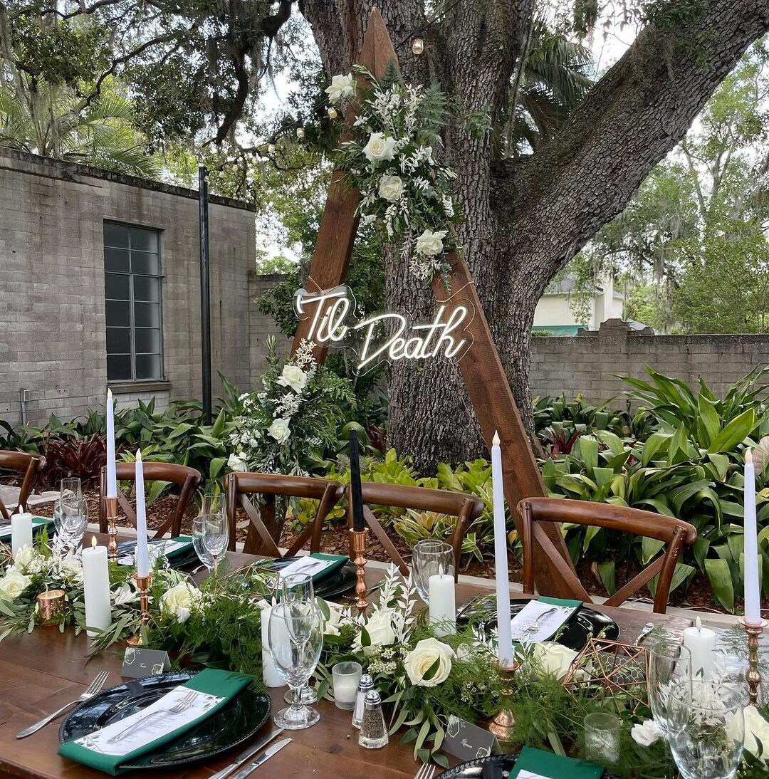 Til Death Wedding Neon Sign, Custom Neon, Wedding Neon Sign, Wedding ...