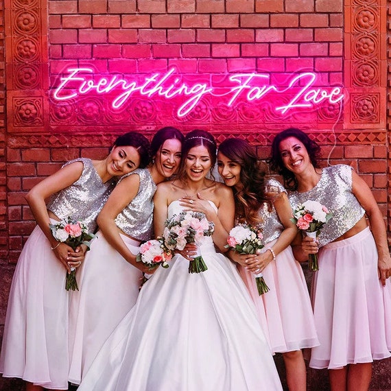 Neon Sign Custom Neon Sign Wedding Neon Sign Neon Sign Etsy