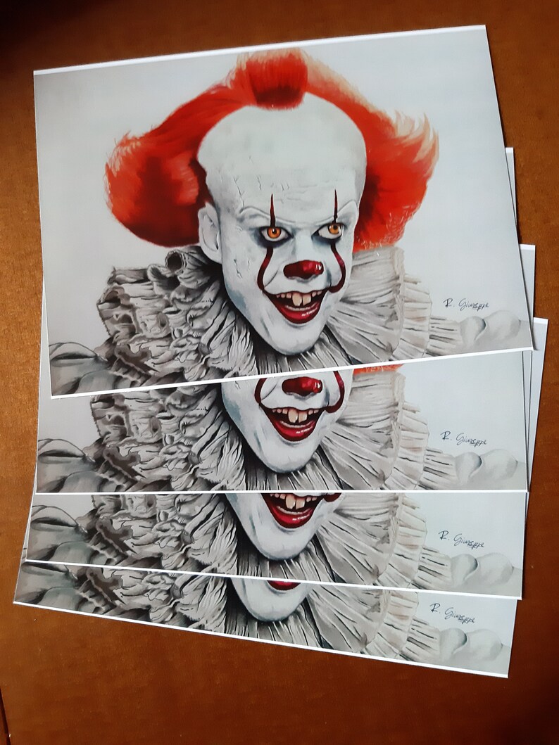 Print of My Original Pennywise Drawing - Etsy