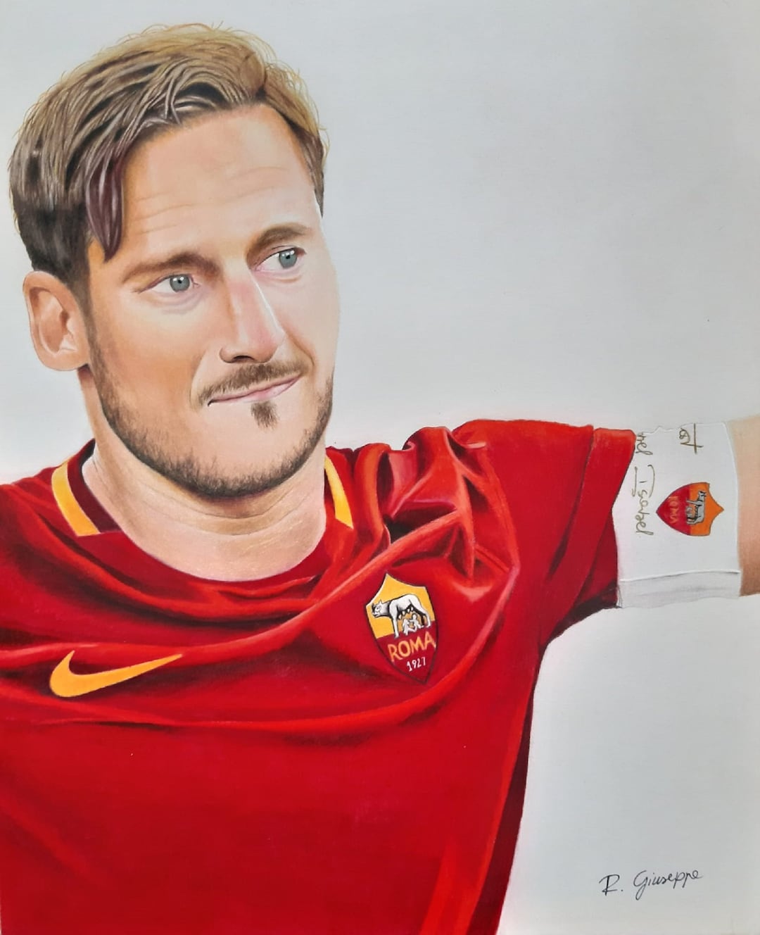 Print of My Original Francesco Totti Drawing - Etsy