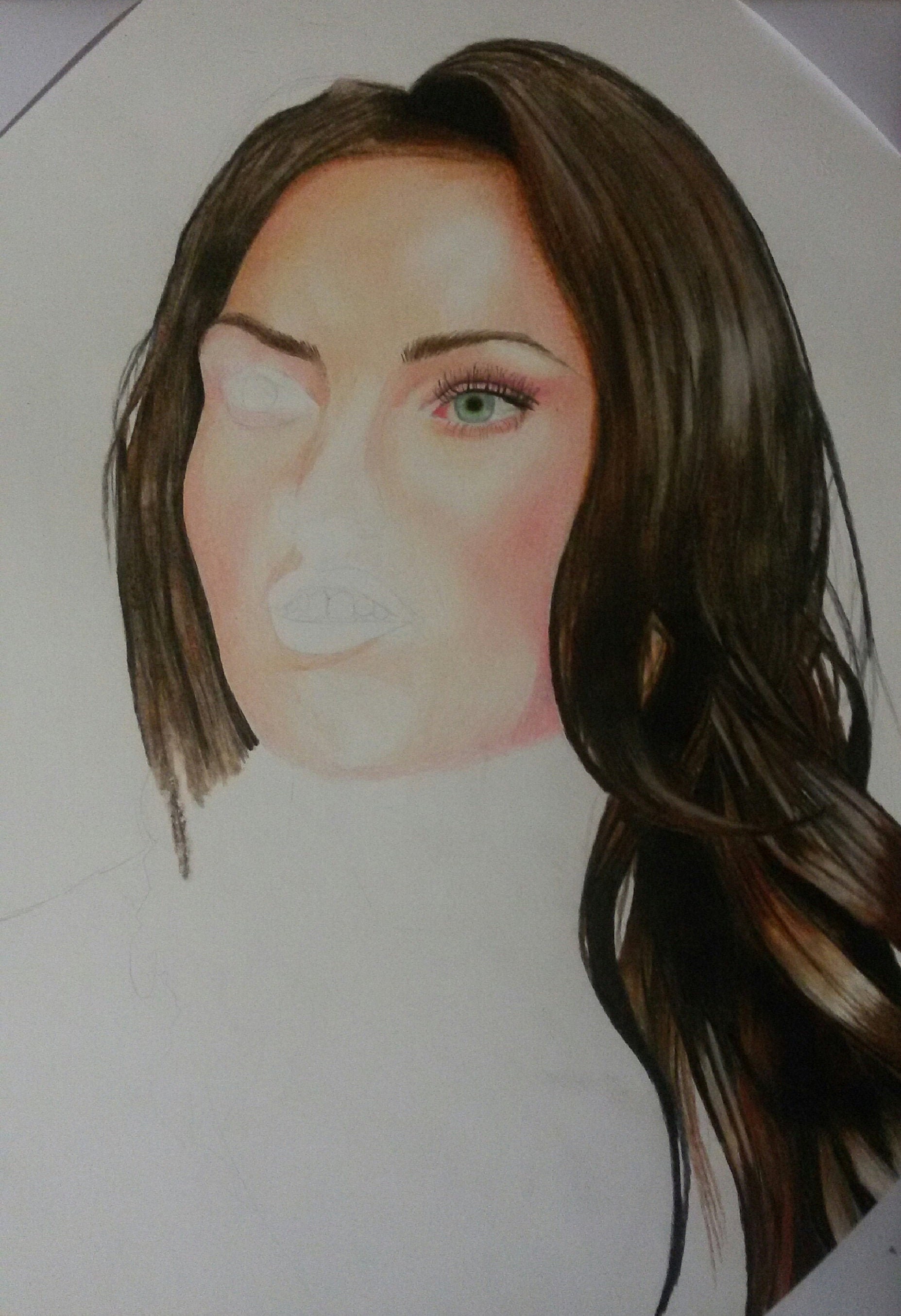 Print of My Original Megan Fox Drawing - Etsy