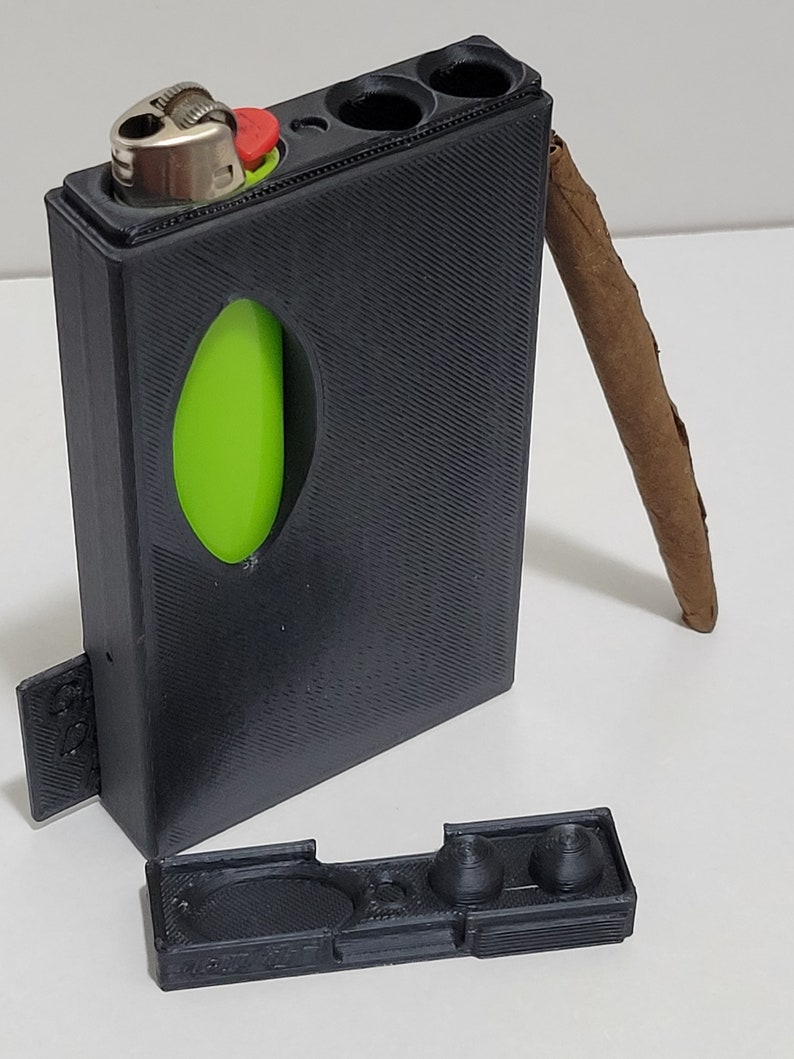 3D Printed Double Joint / Blunt Case the double Delight With Storage - Etsy