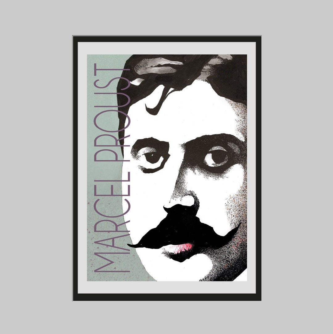 Marcel Proust Poster - Author Poster | Literary Poster | Literature ...