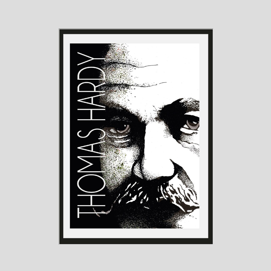Thomas Hardy Author Poster - Contemporary A2 Portrait Poster | Literary ...