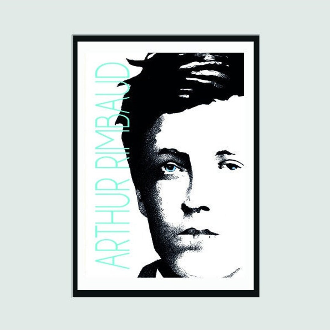 Arthur Rimbaud - Author Poster | Literary Poster | Literature Gift ...