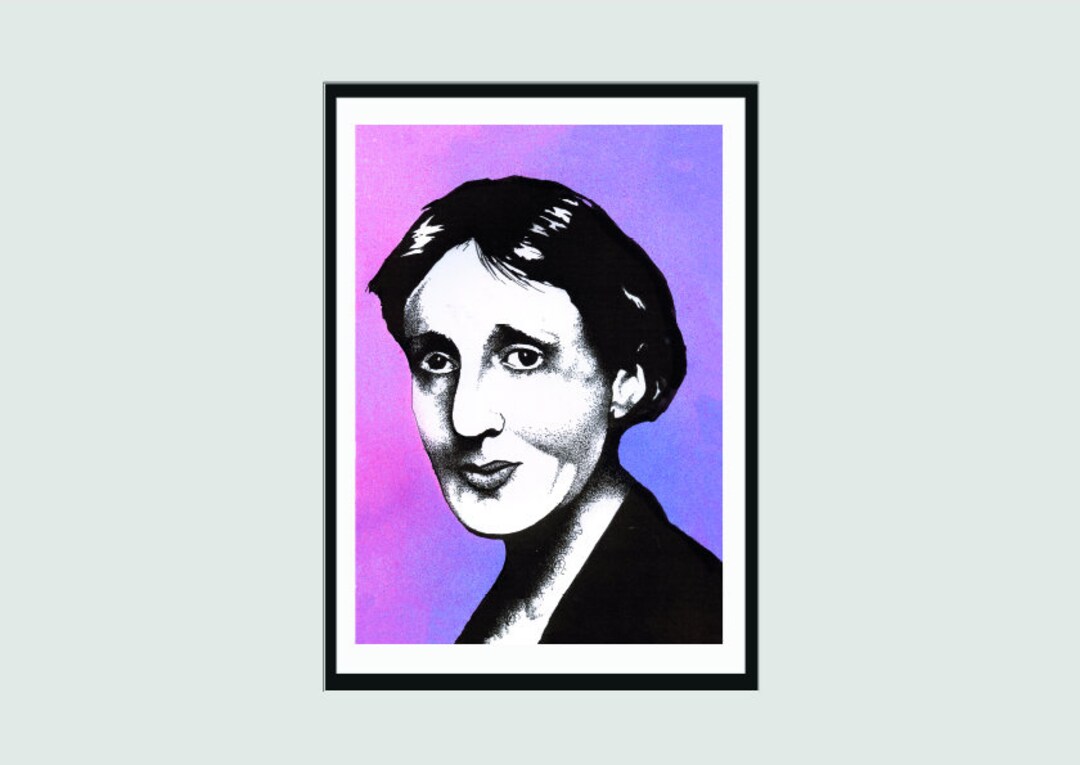 Virginia Woolf - Author Print | Literary Print | Signed Print ...