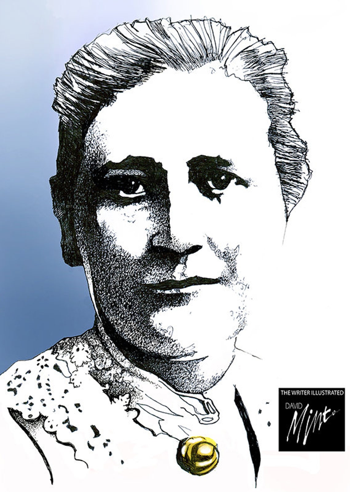 Beatrix Potter Portrait Signed Print Literary Portrait Print | Etsy