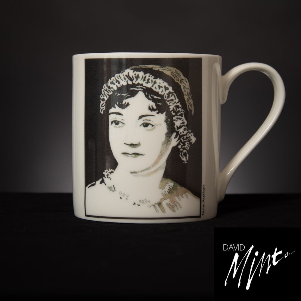 Buy Jane Austen Ceramic Mug - Jane Austen Quote Mug - Original Artwork ...
