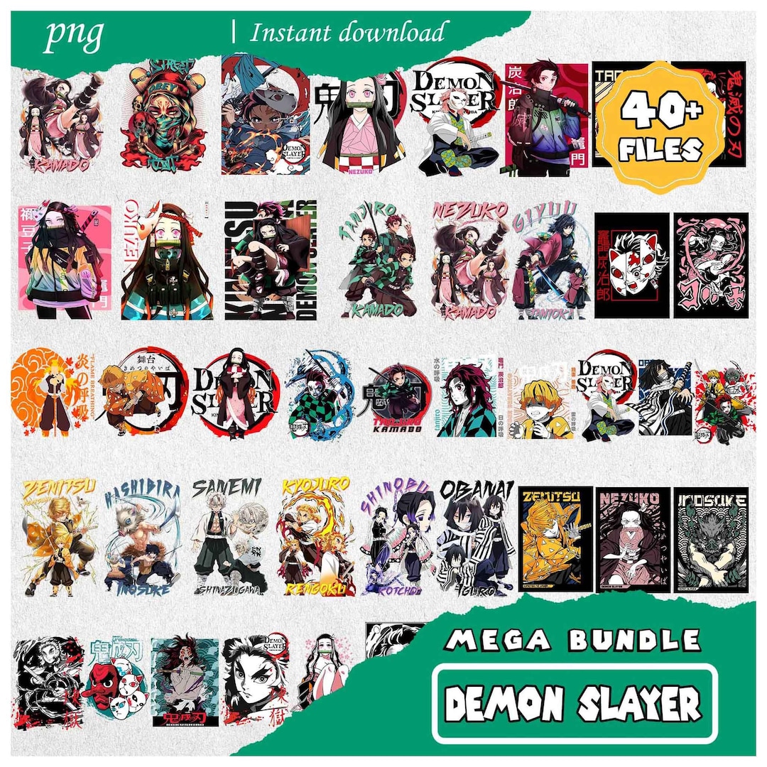 Top Demon Slayer SVG Bundle, Kimetsu No Yaiba SVG, Anime SVG, Cut File ...