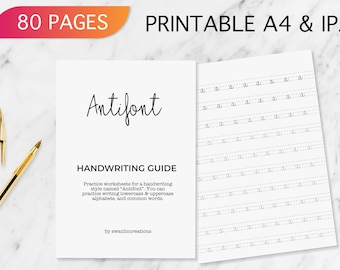 Goodnotes handwriting practice sheet - limokorean