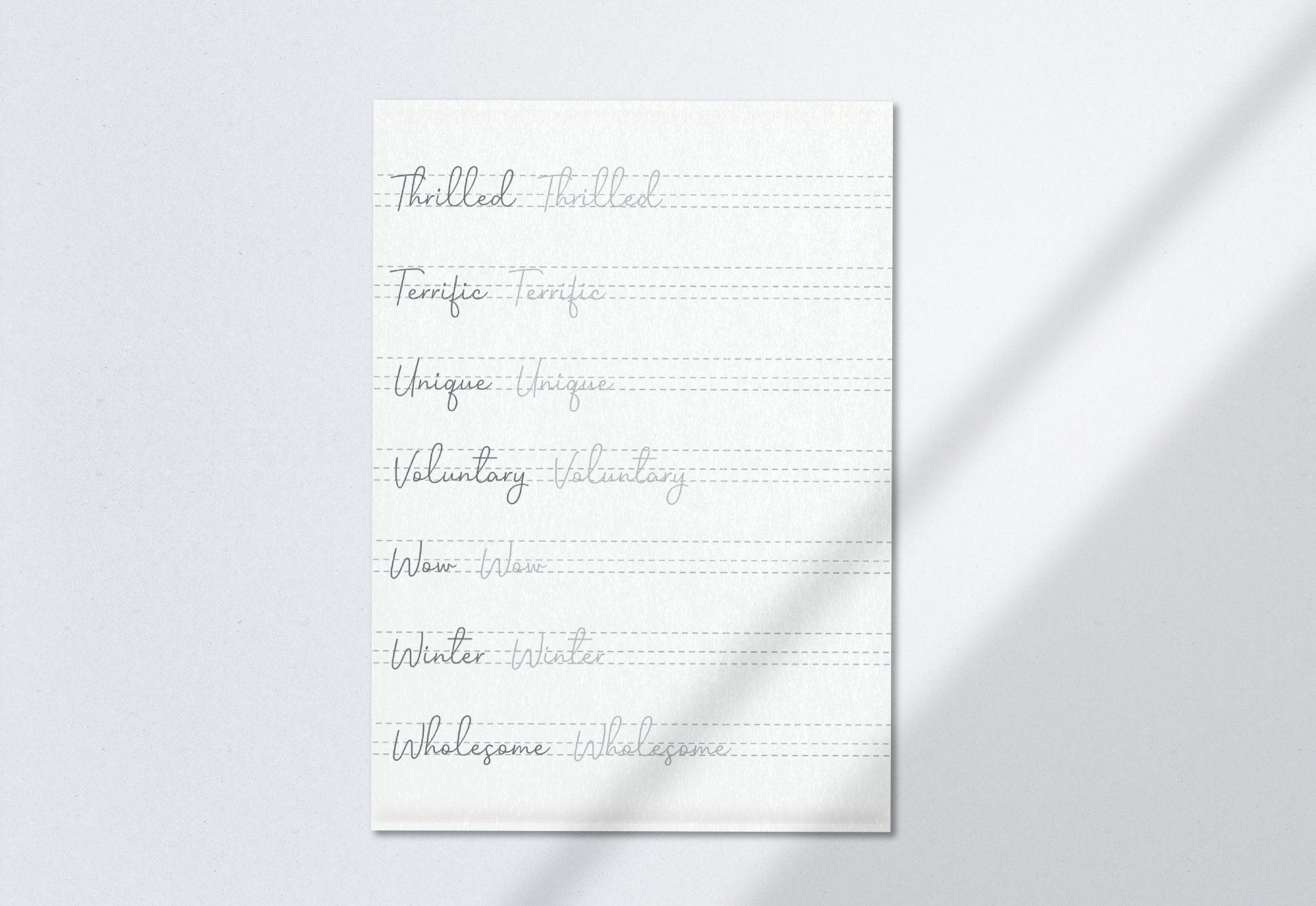 Justin Hailey Handwriting Worksheet Printable and iPad Goodnotes and ...