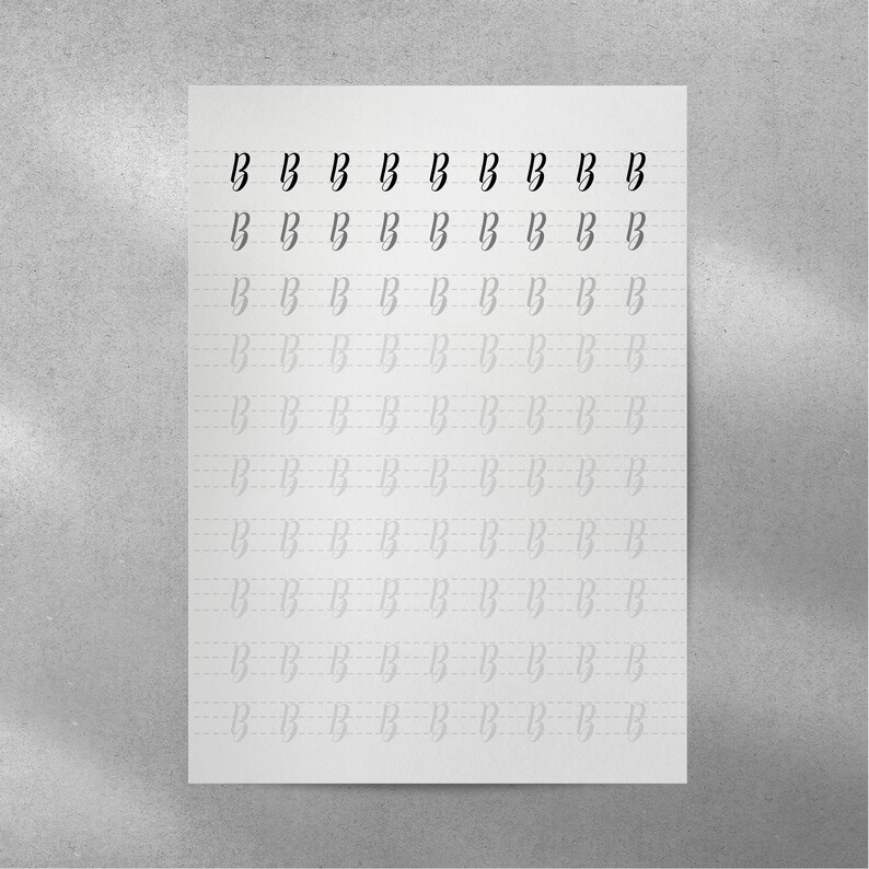 Cleopatra Beautiful Script Printable Handwriting Practice Worksheets ...