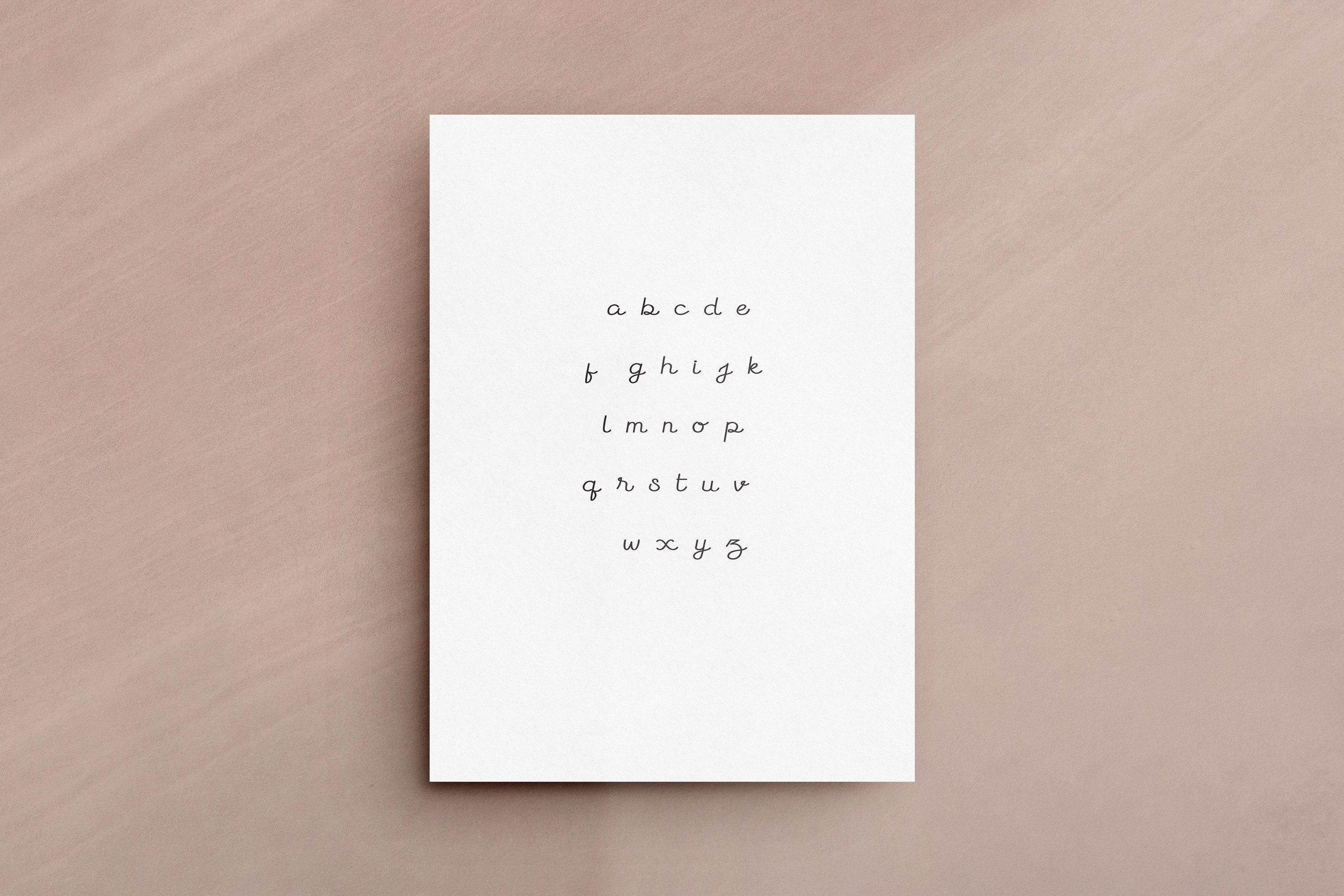 Arasea Bugs Monoline Cursive Printable Handwriting Practice Printable ...