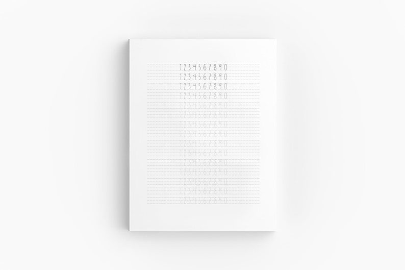 Bang-chan - Printable Handwriting Practice - Digital File - Lettering ...