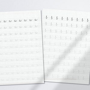 Cursive Upright Adult Working Handwriting Style - Cursive Writing ...