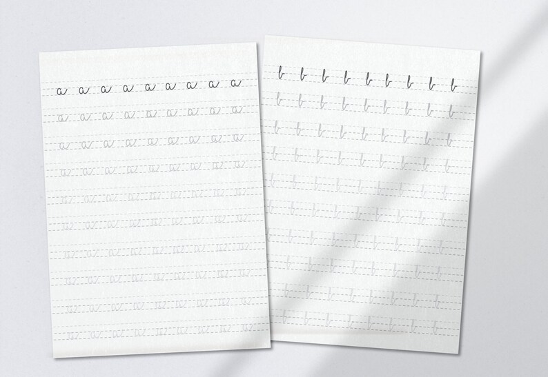 Cursive Upright Adult Working Handwriting Style - Cursive Writing ...