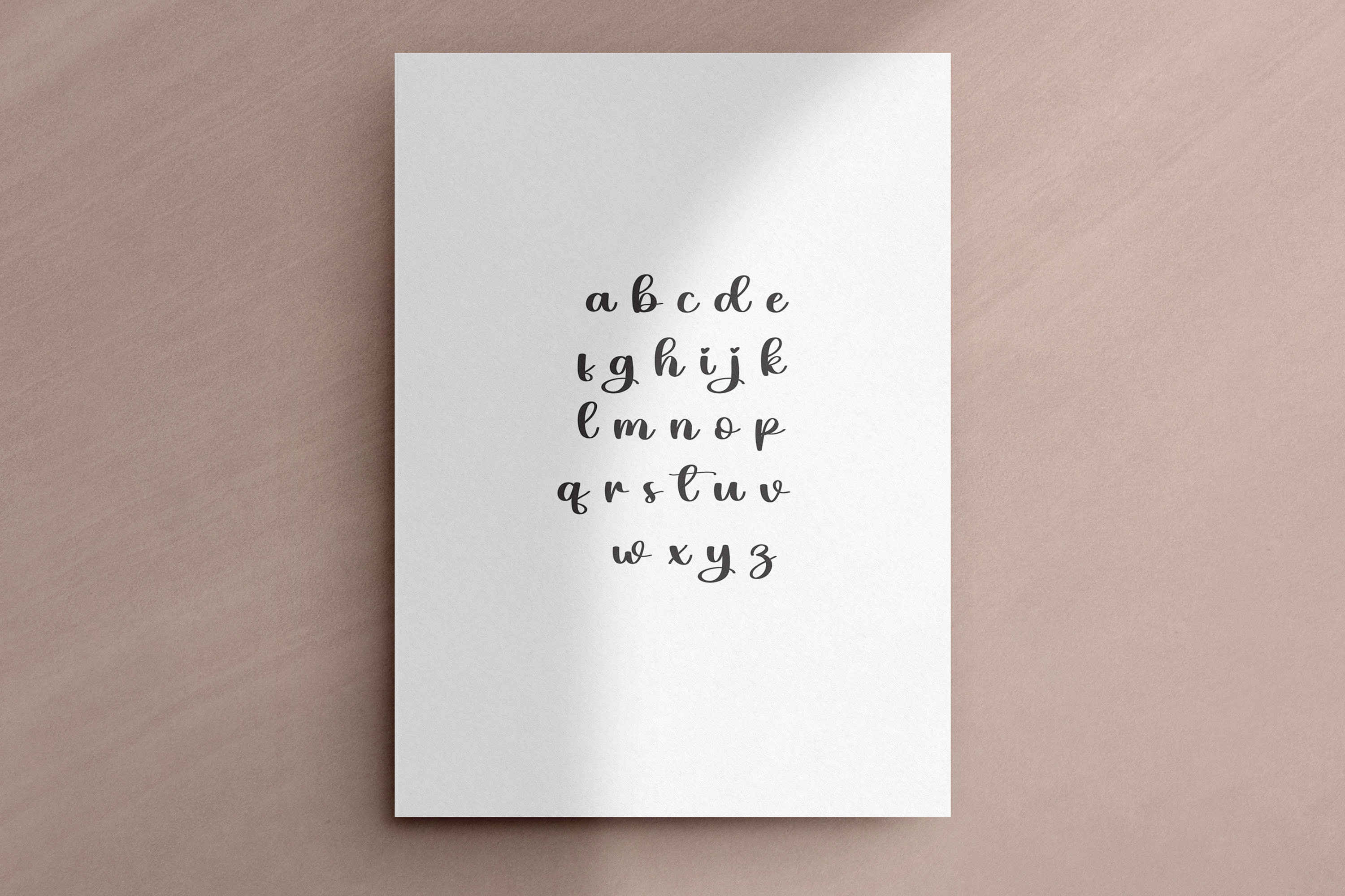 Thick Hand Lettering Printable Handwriting Practice Worksheets - Etsy