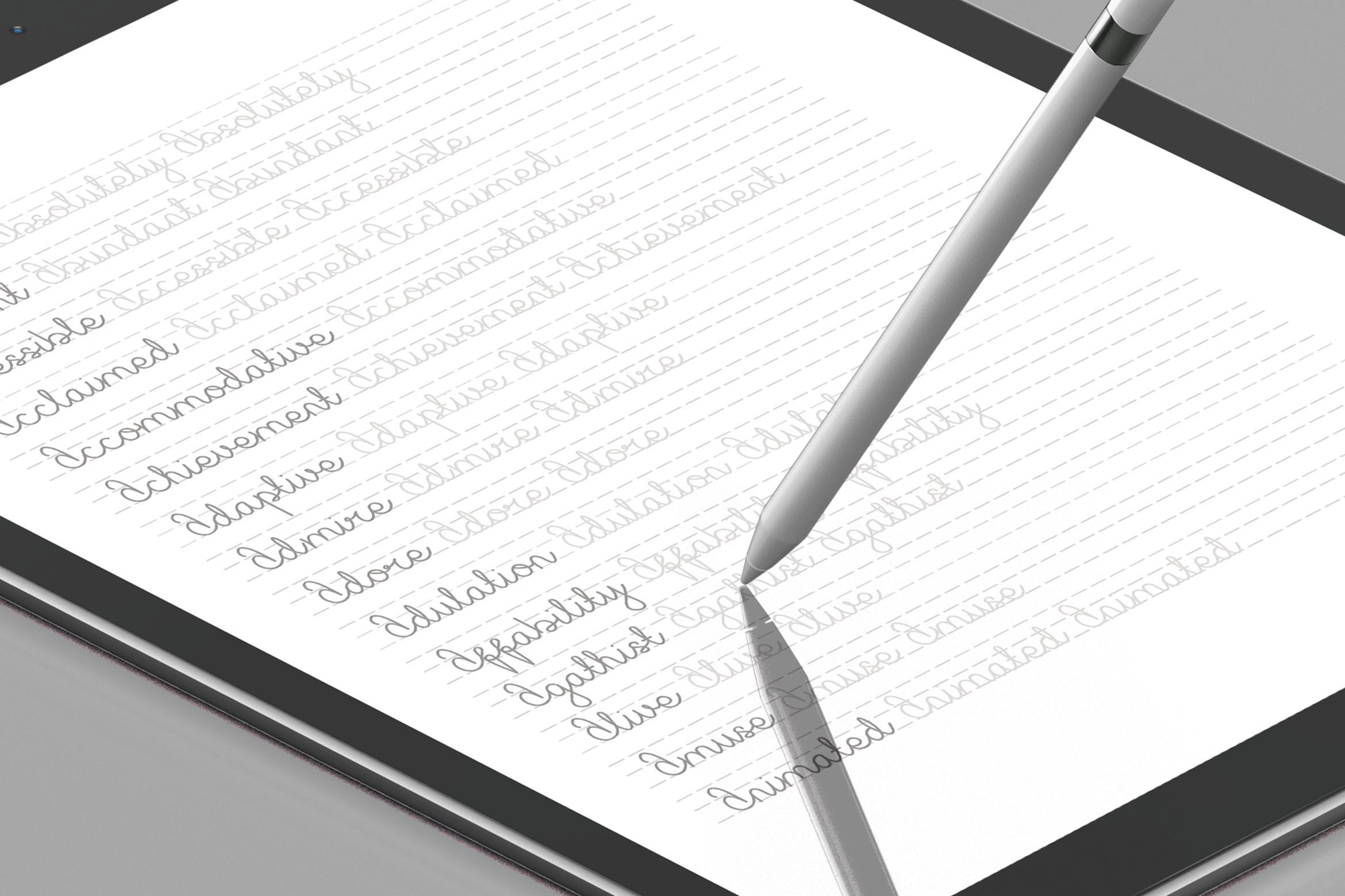 Alleigra Printable Handwriting Practice Digital File Lettering Practice ...