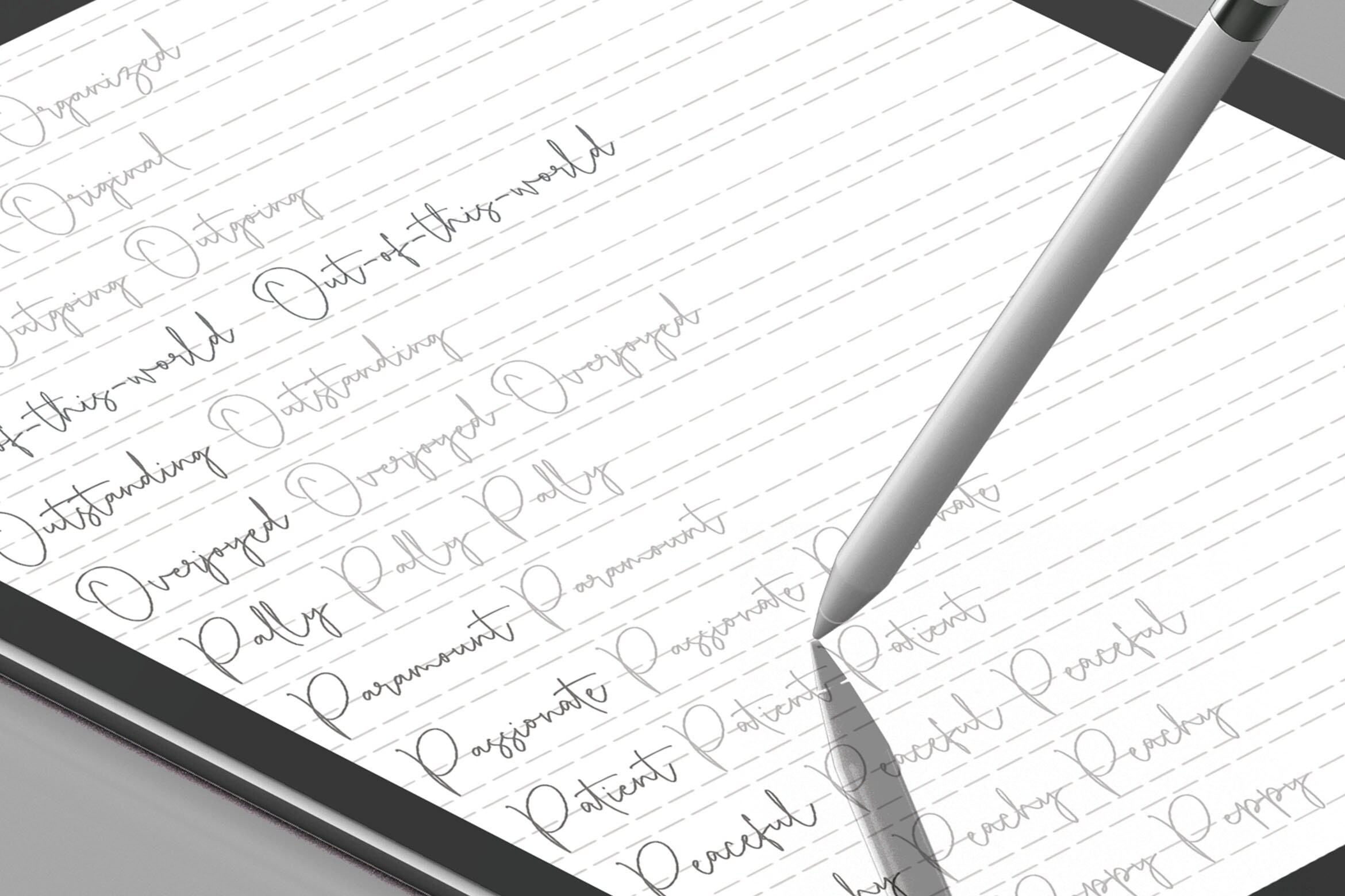 Beatbox Printable Handwriting Practice Digital File Lettering Practice ...