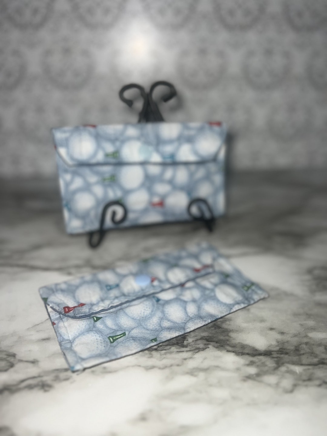 Golfballs and Tees Fabric Envelope Size Small - Etsy