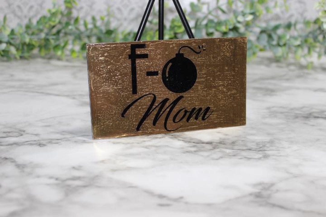 Recycled Magnet: F-bomb Mom - Etsy