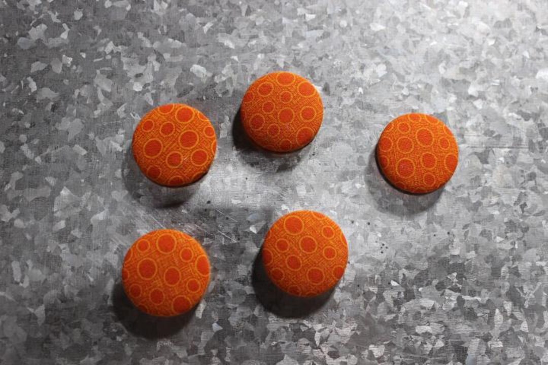 Button Magnets: Dots X Pack of 5 Magnets - Etsy