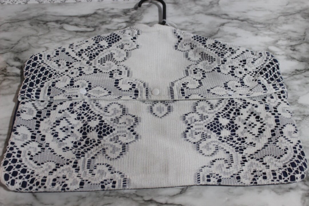 Denim and Lace Closet Safe Hanger Included - Etsy