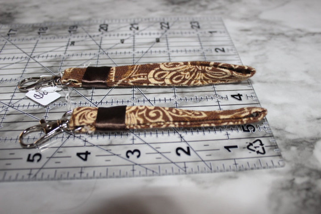 5" Brown Filigree Keychain/lanyard With Lobster Clasp - Etsy