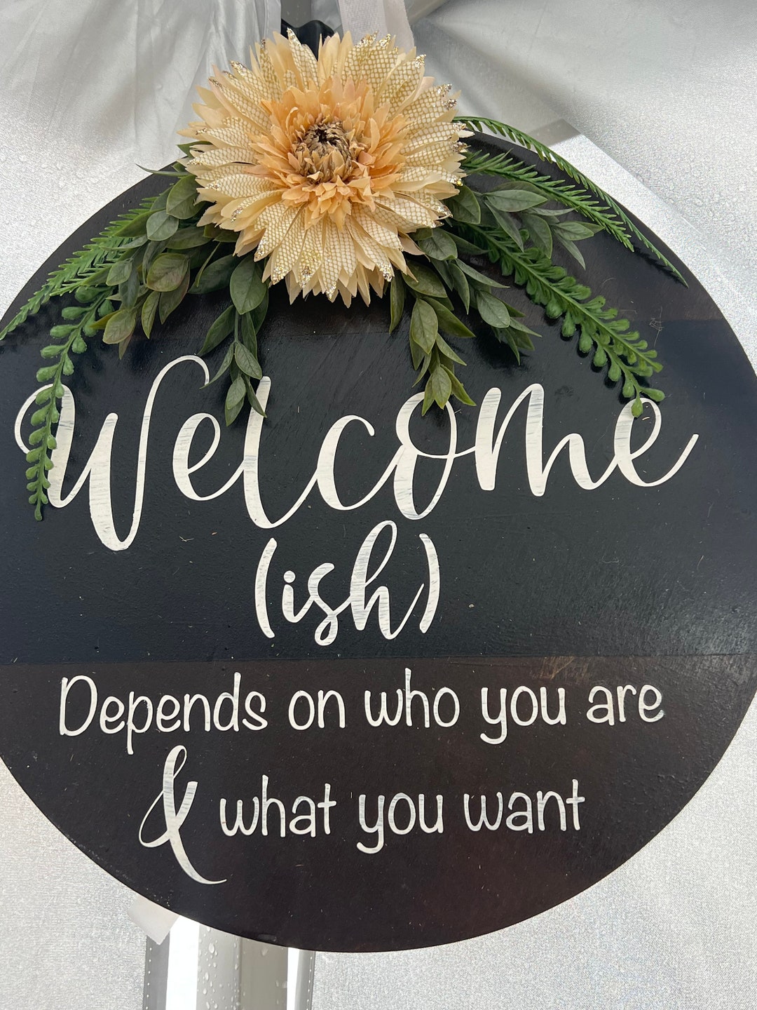 Welcome-ish Sign SVG - Etsy
