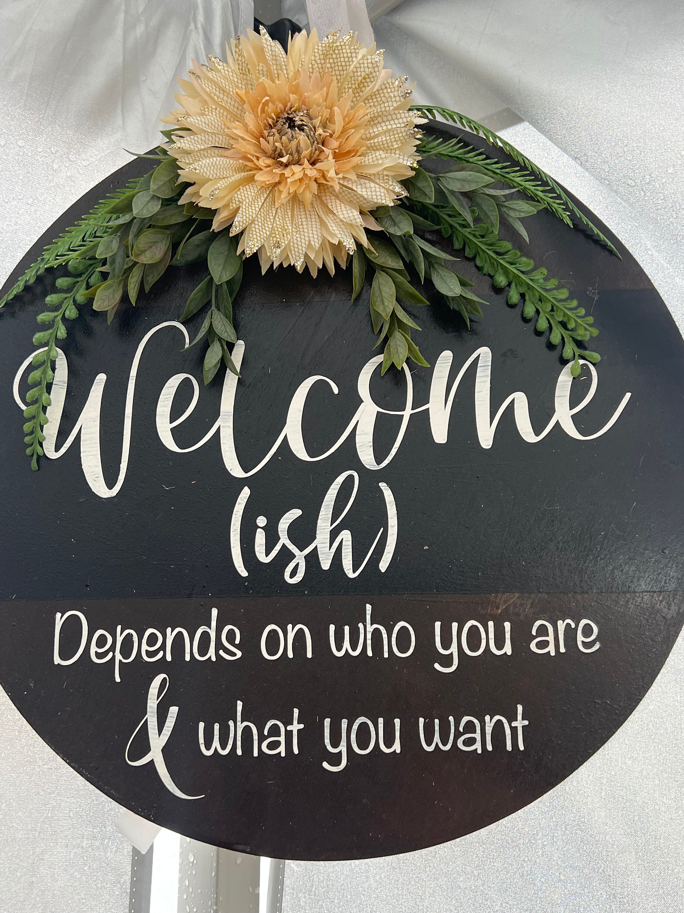 Welcome-ish Sign SVG - Etsy