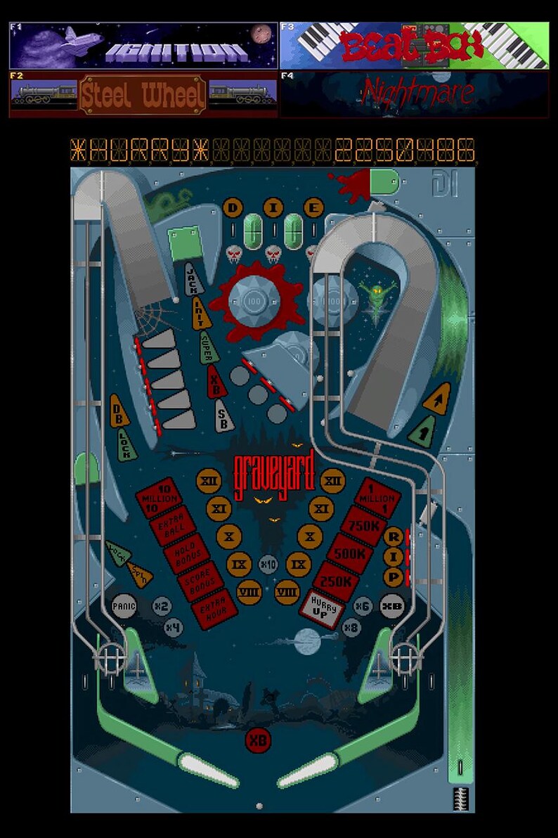 Pinball Dreams - Pixel Art Posters Inspired by Amiga Commodore Game ...
