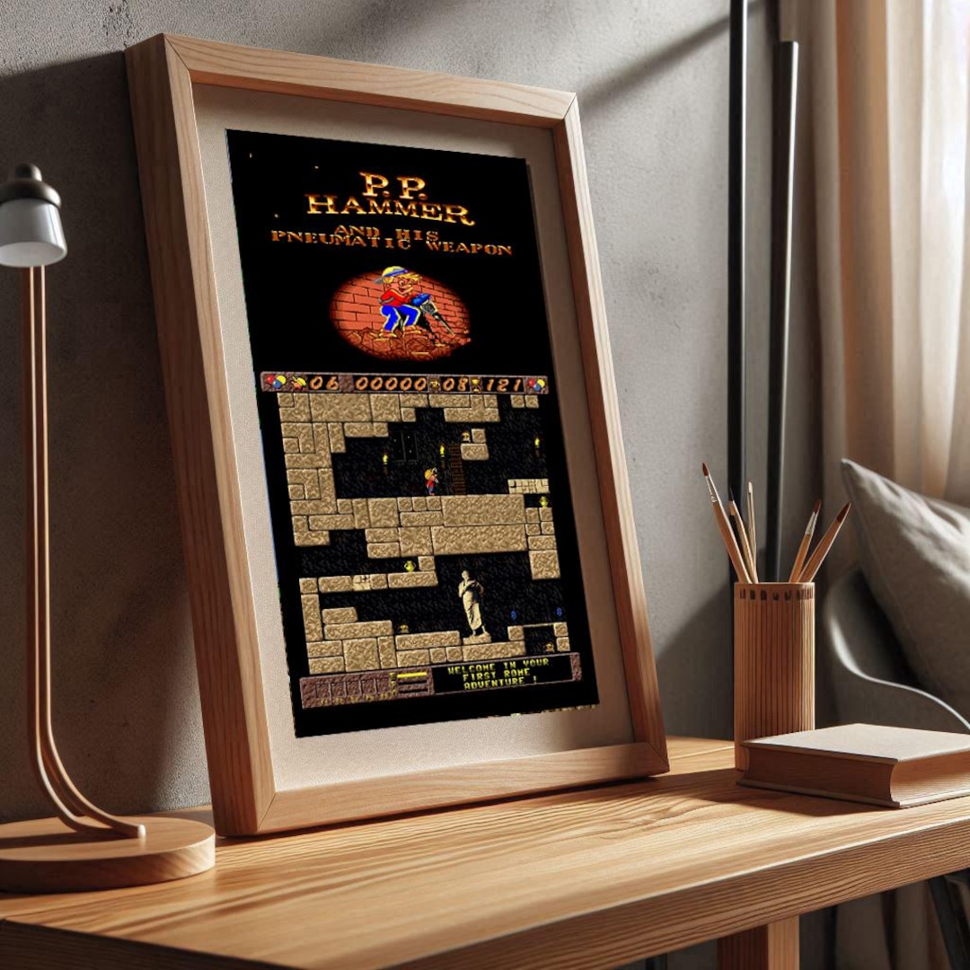 PP Hammer - Pixel Art Posters Inspired by Amiga Commodore Game ...