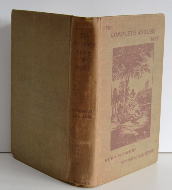 The Complete Angler 1653 by Isaak Walton Rare Antique Book - Etsy