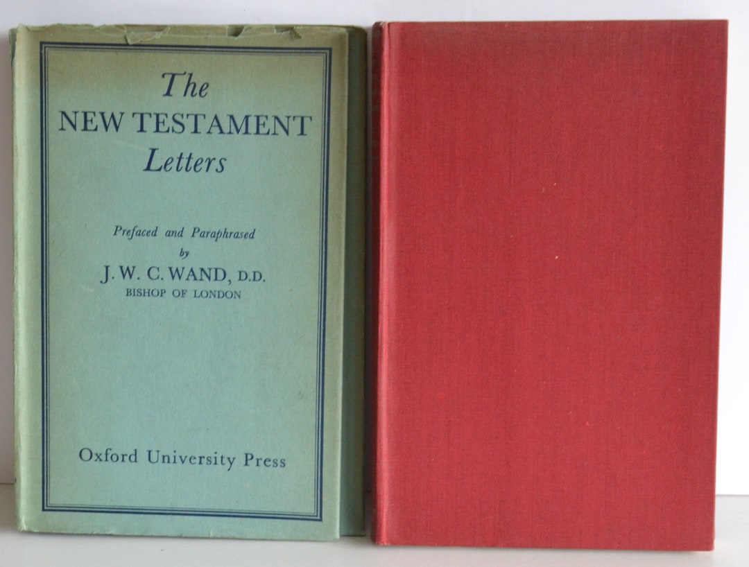 New Testament Letters by J. W. C. Wand C1947 Bible - Etsy UK